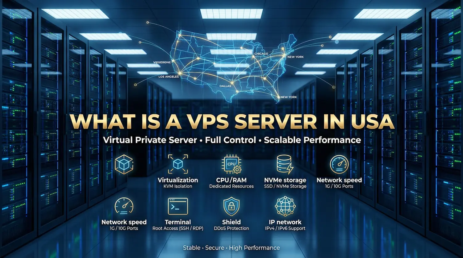 Best VPS Servers in USA | High-Speed USA VPS Hosting